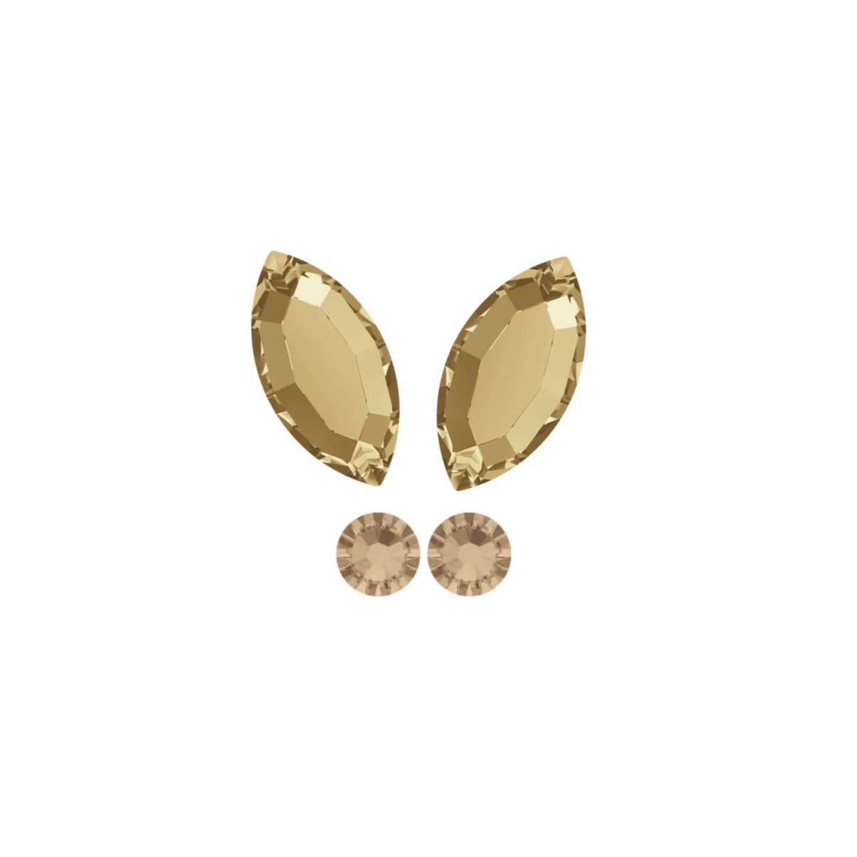 PAPILLON Swarovski Strass dentaire / Tooth gems – icybabeshop