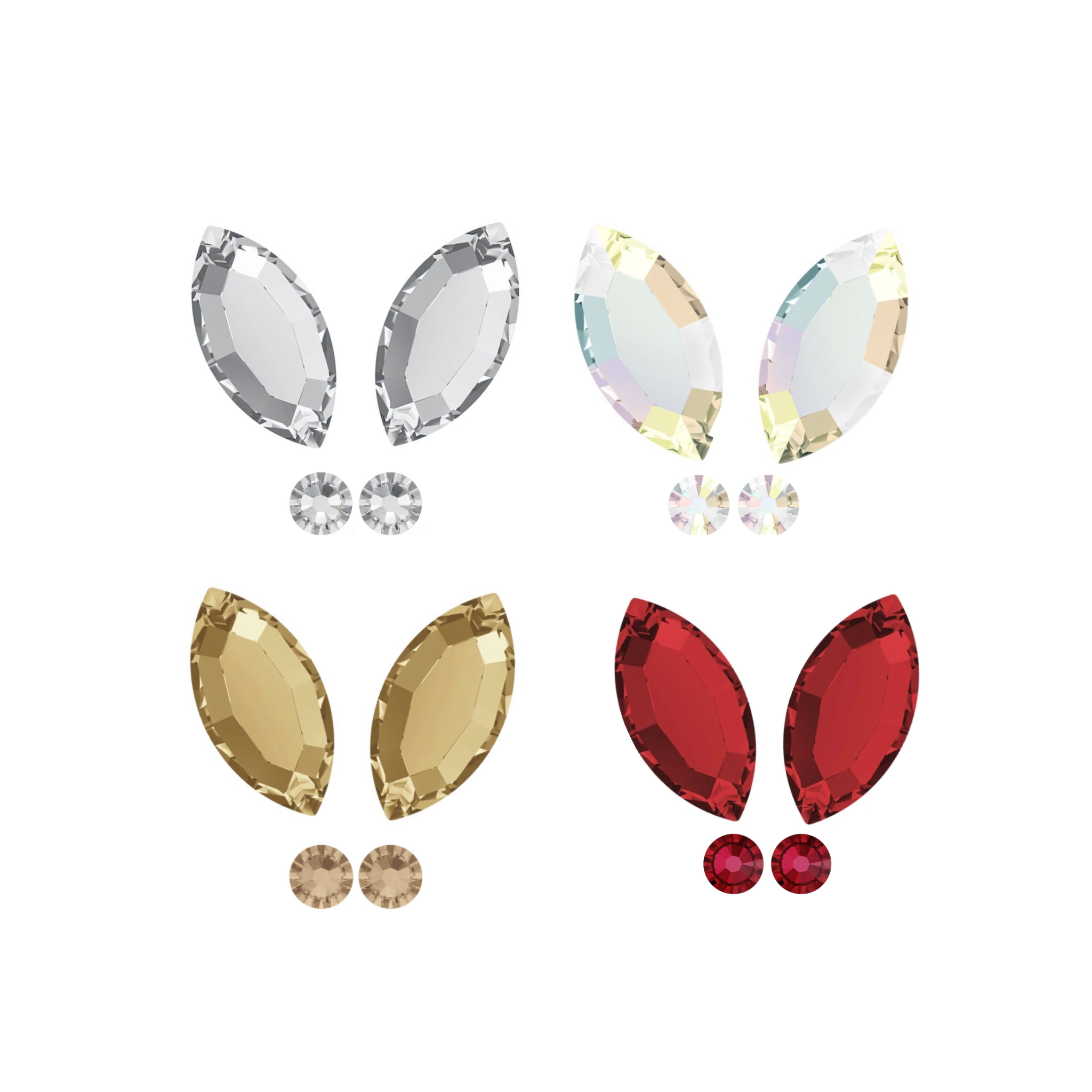 PAPILLON Swarovski Strass dentaire / Tooth gems – ICY BABE
