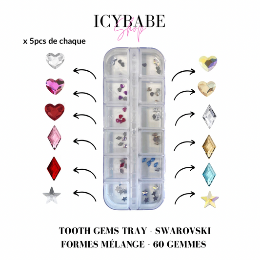 Assortiments de Strass dentaire / Tooth gems – icybabeshop