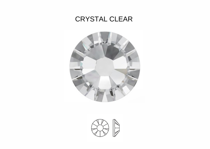CRYSTAL CLEAR Swarovski 2058 Strass dentaire / Tooth gems – icybabeshop